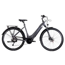 Puch E-Bike "Puch C5.3 ALIVIO / BOSCH 500 Wh 28" grau 9-G&auml;nge", 53cm, 28 Zoll (71,12cm), grau, Elektrofahrr&auml;der, BOSCH PERFORMANCE LINE 36 V/250 W,