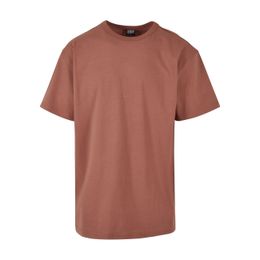 Urban Classics Herren T-Shirt "Urban Classics Herren Oversized Tee"terracotta, Gr. S, unifarben, 100% Baumwolle, Shirts