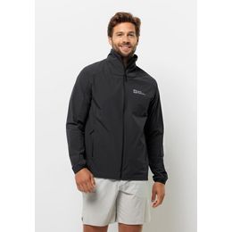 Jack Wolfskin Herren Funktionsjacke "PRELIGHT JKT M", schwarz, Gr. S, OBERSTOFF: 84% POLYAMID, 16% ELASTHAN. Futter: 100% POLYESTER, Jacken