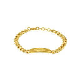 Police Herren Armband "Baron", 22cm, Edelstahlgelbgoldfarben, Edelstahl, Armb&auml;nder