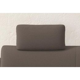 Sit & More Sofa-Kopfst&uuml;tze SIT & MORE, B:50cm H:25cm T:11cm, grau, Holzwerkstoff, Kopfst&uuml;tzen, "Panini", 2 St&uuml;ck im Set