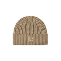 Codello Damen Strickm&uuml;tze "Codello M&uuml;tze", beige, uni, Obermaterial: 70% Polyacryl PAN. 30% Wolle WO., M&uuml;tzen, im unifarbenen Stil