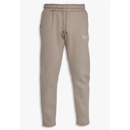 DROPSIZE Herren Jogginghose "Dropsize LOGO SWEAT PANT", beige, Gr. XS, 70% Baumwolle, 30% Polyester, Hosen