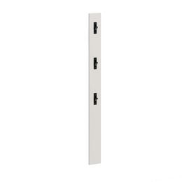 Garderobenpaneel Home Affaire, B:15cm H:170cm T:1,6cm, wei&szlig;, Holzwerkstoff, Garderobenpaneele, "ATRIO, Garderobenwand, Paneel, 3 Haken, Hochglanz