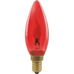 Segula LED-Filament "LED Kerze rot, E14", L:10cm &Oslash;:3,5cm, rot, Leuchtmittel
