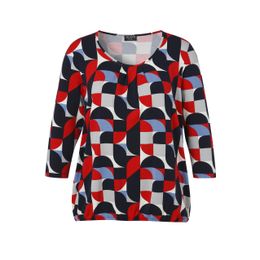 Via Appia Due Damen T-Shirt "Via Appia Due T-Shirt", rot, Gr. 46, Obermaterial: 90% Viskose CV. 10% Elasthan EL., Shirts, Gro&szlig;e Gr&ouml;&szlig;en