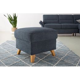 Stauraumhocker OTTO HOME, B:58cm H:48cm T:58cm, blau, 100% Polyester, Hocker, "Westerland", in vielen Bezugsarten und Farben, auch in