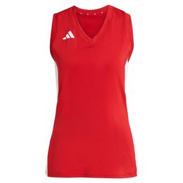 adidas Performance Sports Top 'Quickset' female size XXXL/4XL Red / White
