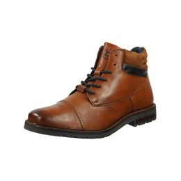 Bugatti Herren Schn&uuml;rstiefelette "Bugatti Stiefelette Leder", Gr. 40, braun, Leder, Schuhe