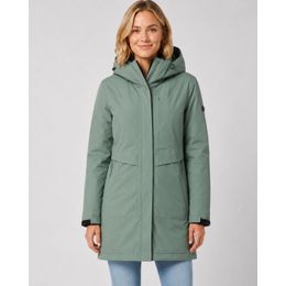 LPO Damen Funktionsparka "Mirell", gr&uuml;n, Gr. 44, Web, 100% Polyester, Jacken, 3 in 1 Mantel