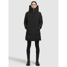 Khujo Damen Steppmantel "FALTD", schwarz, Gr. XXL, unifarben, 85% Polyester, 15% Baumwolle, M&auml;ntel