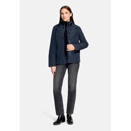 AMBER & JUNE AMBER & JUNE Damen Outdoorjacke "Damen mit abnehmbarem Westenteil", blau, Gr. 34, Obermaterial: 100% Polyester. Futter: 100% Polyamid. &Auml;rmelfutter: