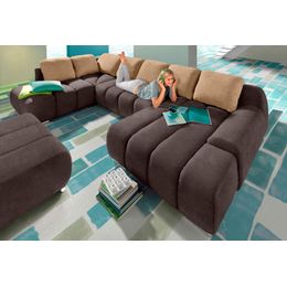 Wohnlandschaft OTTO HOME, B:360cm H:90cm T:214cm, braun, Luxus-Microfaser ALTARA NUBUCK (100% Polyester);Luxus-Microfaser ALTARA NUBUCK (100%