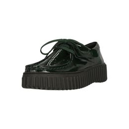 Clarks Damen Schn&uuml;rschuh "Torhill Bee", Gr. 36, gr&uuml;n, Schuhe, mit gerippter Laufsohle