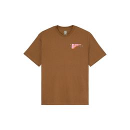 Element Herren T-Shirt "Cosmic Dance", braun, Gr. S, Obermaterial: 100% Baumwolle., Shirts