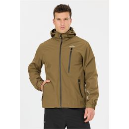 WEATHER REPORT Herren Outdoorjacke "DELTON W-PRO15000", braun, Gr. XXL, bedruckt, mehrfarbig, 94% Polyester, 6% Elasthan, Jacken, ist atmungsaktiv,