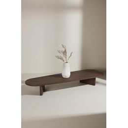 Couchtisch VENTURE HOME, B:55cm H:25cm T:180cmmocca, mocca, Wohnzimmer, Tische, "Gr&ouml;nvik, langer schmaler Couchtisch 180 &times; 55 cm in tiefem Mokka",