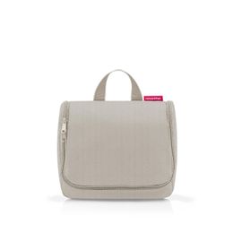 Reisenthel Kulturbeutel "Reisenthel toiletbag", beige, Polyester, unifarben, Taschen, inkl. Spiegel mit Klettverschluss