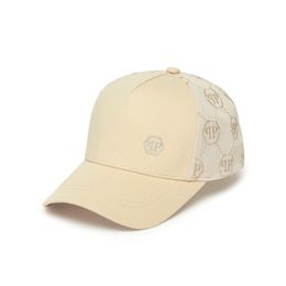Philipp Plein Herren Baseball Cap "Hexagon", beige, Caps