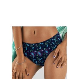 Damen Slip, NUANCE BY LASCANA, Gr. 56, bunt, Spitze, Obermaterial: 80% Polyamid, 10% Elasthan, 10% Viskose, Unterhosen, mit Bl&uuml;ten-Stickereien