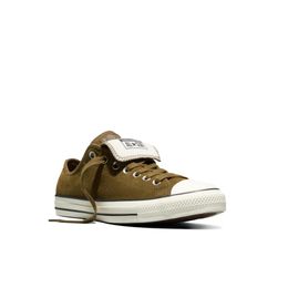 Converse Herren Sneaker "CHUCK TAYLOR ALL STAR SUEDE", Gr. 44,5vintage cargo, egret, schwarz, Leder, Schuhe, aus Wildleder, zweifarbige Laces
