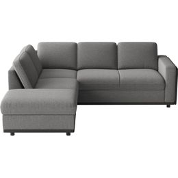 Sit & More Ecksofa SIT & MORE, B:232cm H:85cm T:212cm, beige, 100% Polyester, Wohnzimmer, Sofas, "Cordoba", wahlweise mit Schlaffunktion und Bettkasten oder