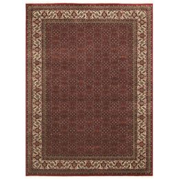 Orientteppich, B:80cm H:20mm L:300cm, rot, OCI DIE TEPPICHMARKE, Wolle, Teppiche, "Kamaro Herati", reine Wolle, handgekn&uuml;pft, mit Fransen, Wohnzimmer