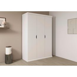 Kleiderschrank OTTO HOME, B:136cm H:203cm T:56cm, wei&szlig;, Holzwerkstoff, Kinderzimmer, Schr&auml;nke, "Mehrzweckschrank Aktenschrank M&ouml;bel Mietswohnung