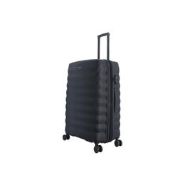 Saxoline Koffer "Flow", schwarz, Koffer, aus robustem ABS/PC-Material