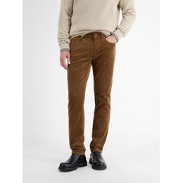 Lerros Herren 5-Pocket-Hose "Cordhose, SLIM FIT, modisch und l&auml;ssig", braun, Gr. 31, 98% Baumwolle, 2% Elasthan, Hosen
