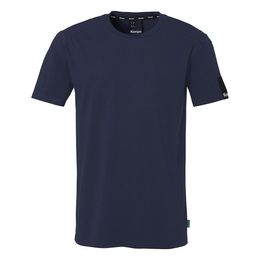 Kempa Herren T-Shirt "Shirt STMNT", blau, Gr. M, Obermaterial: 60% Baumwolle CO(Bio). 40% Polyester Pol. recyc.., Shirts
