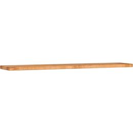 Wandboard Home Affaire, B:120cm T:20cm, braun, Massivholz, Regale, "SINA B/T: 120/20cm. Platz f&uuml;r Dekoration. Zeitloses Design", Stabile Ausf&uuml;hrung