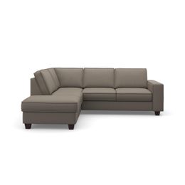 Ecksofa OTTO HOME, B:236cm H:81cm T:213cm, braun, Luxus-Microfaser (100% Polyester);Struktur fein (100% Polyester);Luxus-Microfaser weich (9&szlig;%