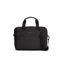 Tommy Hilfiger Laptoptasche "TH REPREVE COMPUTER BAG", schwarz, Textil, Taschen, Unisex Gesch&auml;ftstasche, Computertasche mit Logoschriftzug