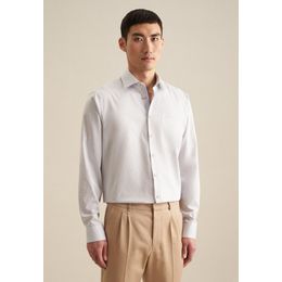 Seidensticker Herren Businesshemd "Regular", beige, Gr. 43, kariert, 100% Baumwolle, Hemden, Regular 1/1 Kentkragen Karo