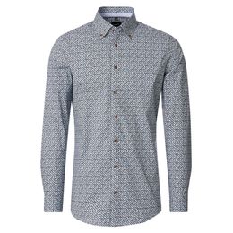 Venti Herren Businesshemd "Venti Businesshemd Langarm Print", bunt, Gr. 42, bedruckt, 97% Baumwolle, 3% Elasthan, Hemden