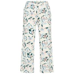 s.Oliver Damen Culotte, Gr. 36, bunt, Single Jersey, Obermaterial: 50% Baumwolle, 50% Viskose, gebl&uuml;mt, mehrfarbig, Hosen, Sch&ouml;ner Blumen oder