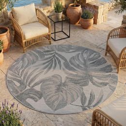 Outdoorteppich, H:5mm &Oslash;:160cm, grau, Ayyildiz Teppiche, Polypropylen, Teppiche, "DESERT 1302 , auch als L&auml;ufer und Rund erh&auml;ltlich", In und Outdoor,
