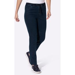 Classic Basics Damen Thermojeans, blau, Gr. 48, unifarben, 81% Baumwolle, 17% Polyester, 2% Elasthan, Jeans