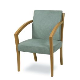Esszimmerstuhl Home Affaire, B:58,5cm H:87cm T:65cm, gr&uuml;n, Massivholz, St&uuml;hle, "G98 George Armlehnstuhl, Sessel, in 3 Gestellfarben Made in Italy",