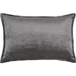 Dekokissen done., B:40cm H:1cm L:60cm, grau, Polyester, Dekokissen_Sitzkissen_Kissenh&uuml;llen, "Fame", Hohe Lichtreflektion