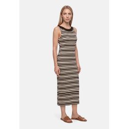 Betty Barclay Damen Sommerkleid "Damen ohne Arm"dunkelblau, nature, Gr. 46, Obermaterial: 75% Baumwolle, 25% Polyester. Besatz: 60% Polyester, 40%