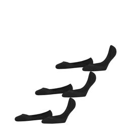 Falke Kinder F&uuml;&szlig;linge "Step 3-Pack", Gr. 39, schwarz, Obermaterial: 92% Baumwolle CO. 5% Polyamid PA. 3% Elasthan EL., glatt, Socken