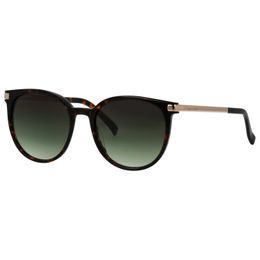 Marc O'Polo MARC O'POLO Damen Sonnenbrille, braun, gemustert, leicht durchscheinend, leicht gl&auml;nzend, Sonnenbrillen, Form Schmetterling, Verlaufst&ouml;nung,