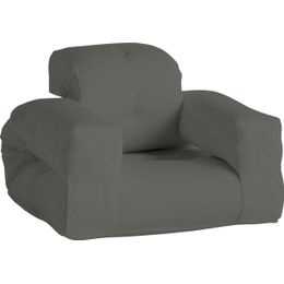 Gartensessel Karup Design, B:100cm H:75cm T:90cm, grau, Sessel, "HIPPO Chair out , Loungesessel in Schlafplatz verwandelbar", Outdoor geeignet,