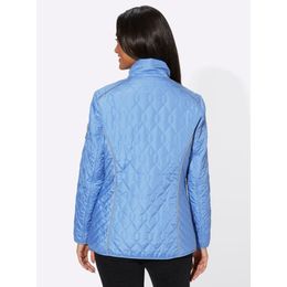 Casual Looks Damen Steppjacke, blau, Gr. 18, unifarben, 100% Polyester, Jacken