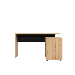 Schreibtisch Home Affaire, B:137,5cm H:75cm T:101,5cm, braun, Jugendzimmer, Tische, "Arhimed", zeitlos und praktisch, Home Office geeignet