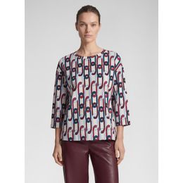 Rabe Damen Print-Shirt "T-Shirt", bunt, Gr. 40, gemustert, 100% Baumwolle, Shirts