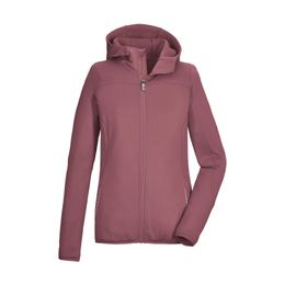 Killtec Damen Strickjacke "KOW 7 WMN FLX JCKT", rosa, Gr. 42, Obermaterial: 94% Polyester, 6% Elasthan, Strickjacken, Sportliche Damenjacke,