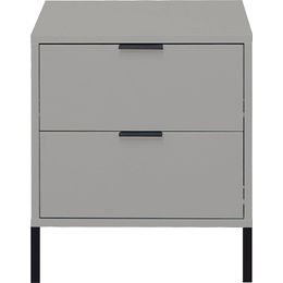 M&auml;usbacher Kommode M&Auml;USBACHER, B:51cm H:60cm T:45cm, grau, Holzwerkstoff, Sideboards, "Bonnie", Kommode mit Quadratgestelle